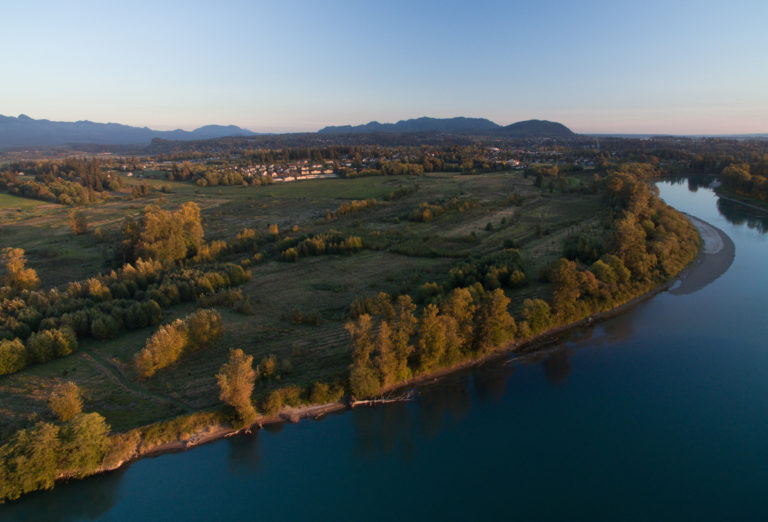 Skagit River Park Sunset | OverSkagit.com